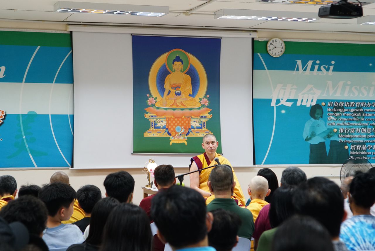 Public talk with Gen Kelsang Rabten in Penang, Malaysia - Kadampa Buddhism