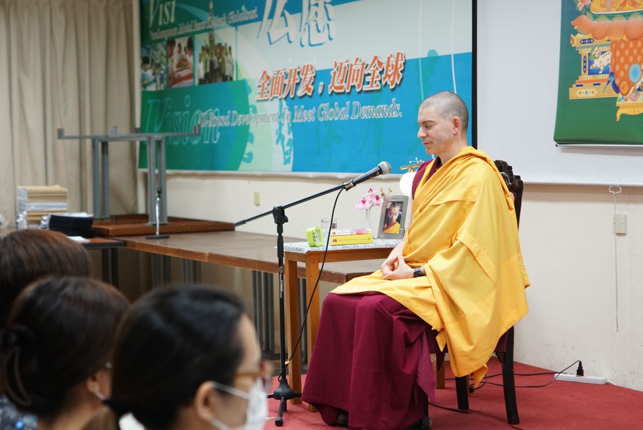 Public talk with Gen Kelsang Rabten in Penang, Malaysia - Kadampa Buddhism