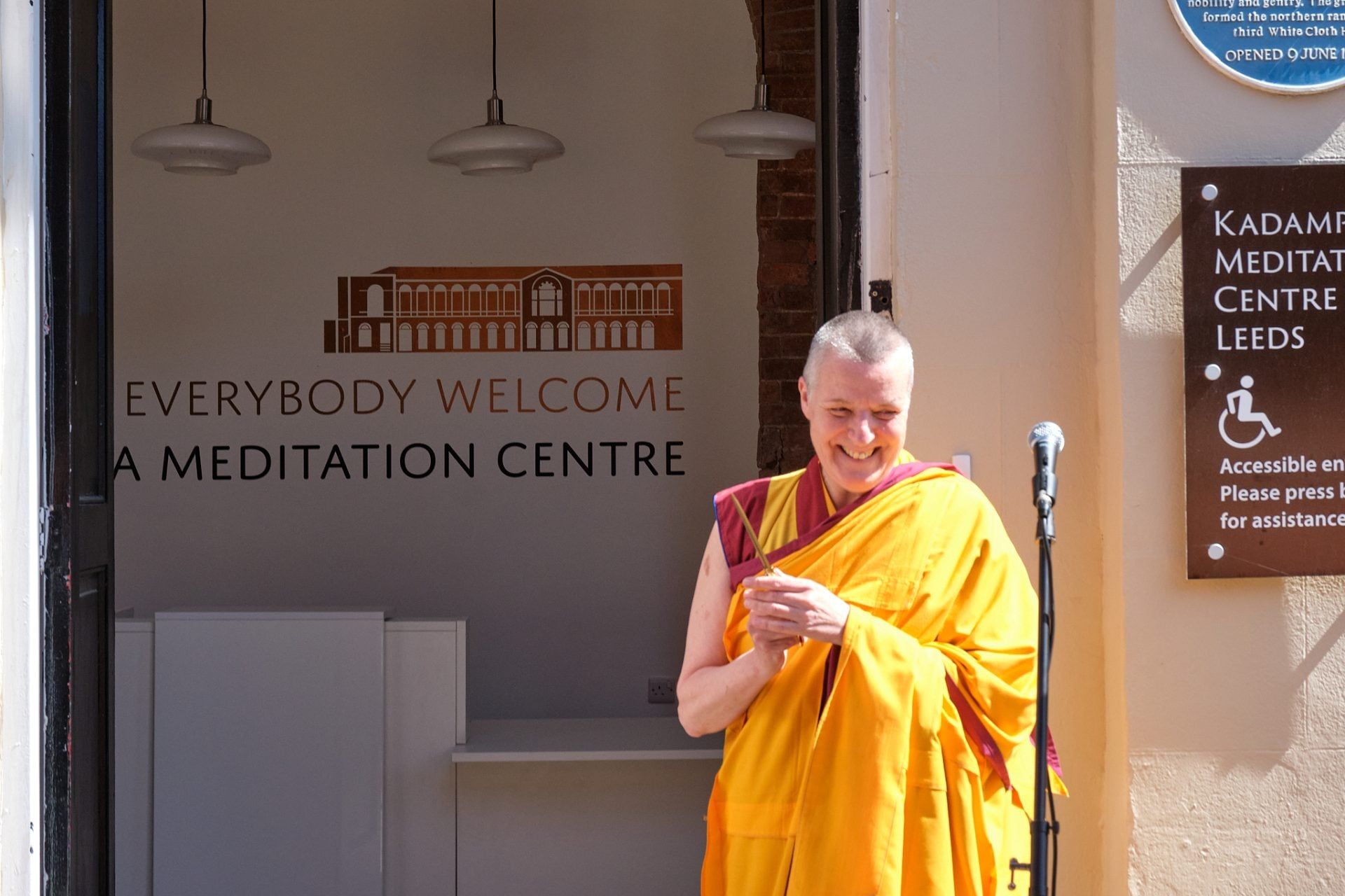 Grand opening ceremony of KMC Leeds - Kadampa Buddhism