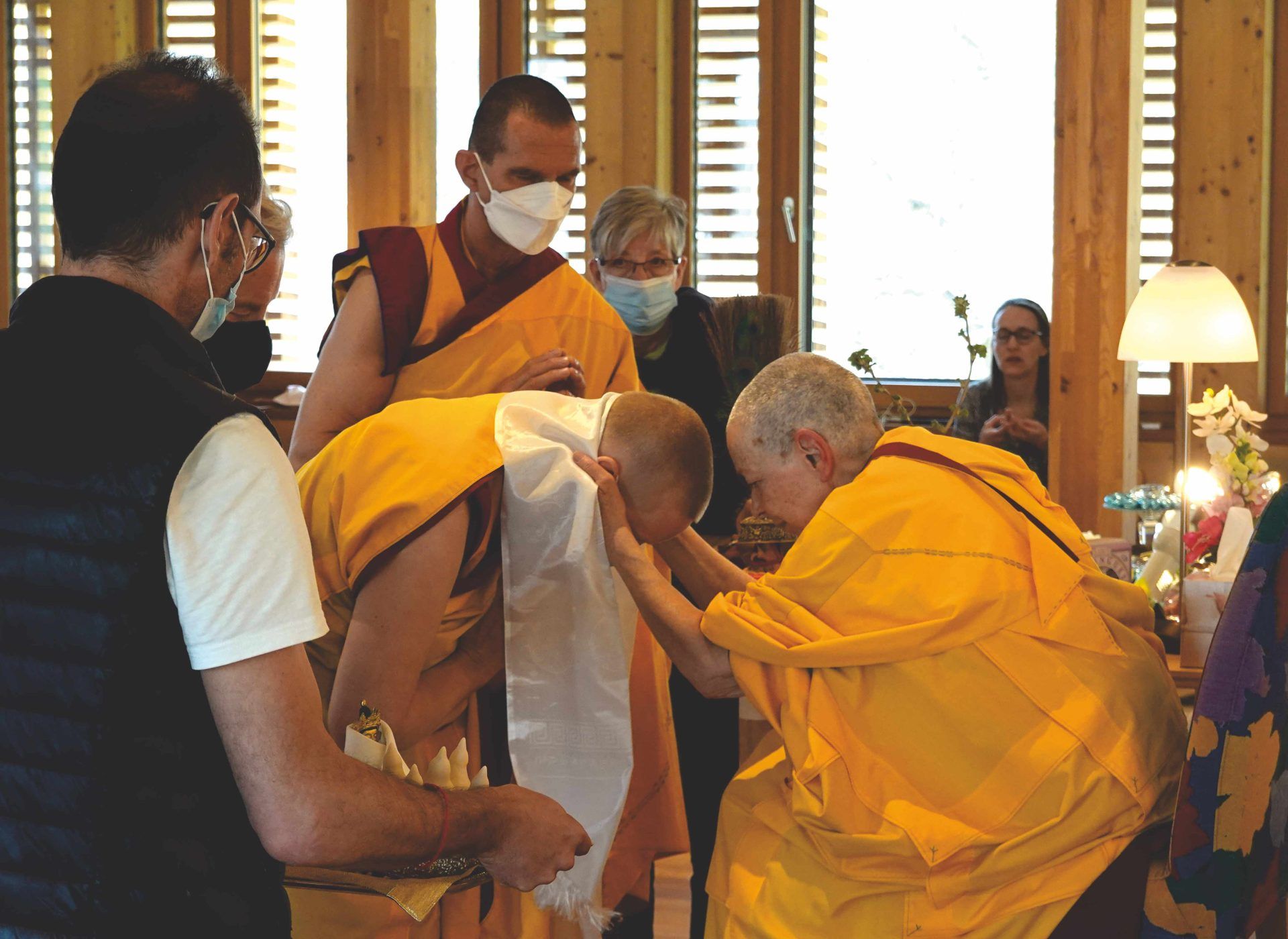 The Swiss sangha gather with Gen-la Kunsang - Kadampa Buddhism