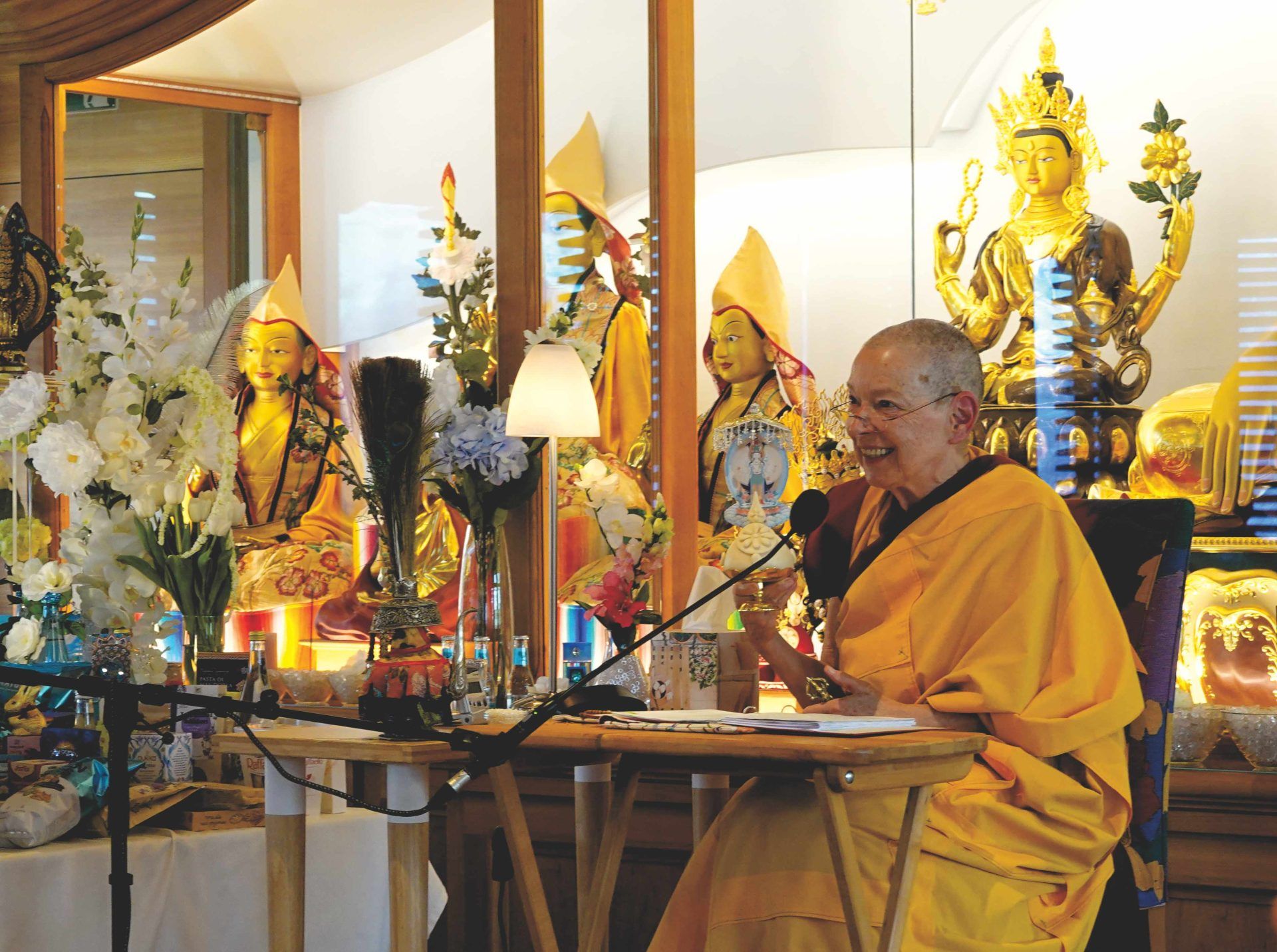 The Swiss sangha gather with Gen-la Kunsang - Kadampa Buddhism