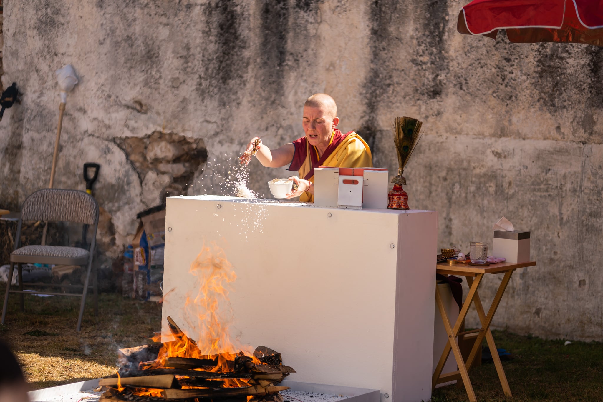 OFFERINGS TO THE FIRE DEITY - Kadampa Buddhism