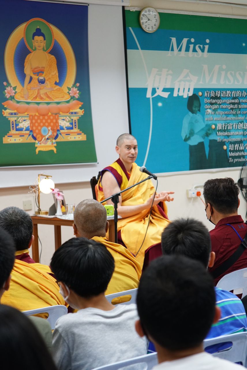 Public talk with Gen Kelsang Rabten in Penang, Malaysia - Kadampa Buddhism